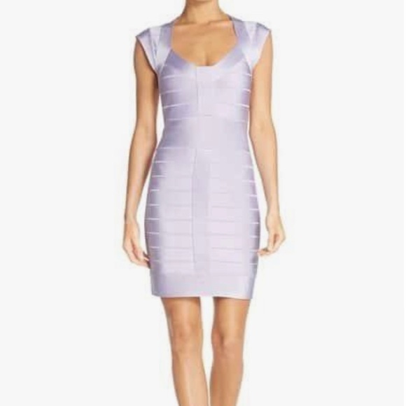 Dresses | French Connection Lavender Bandage Dress | Poshmark